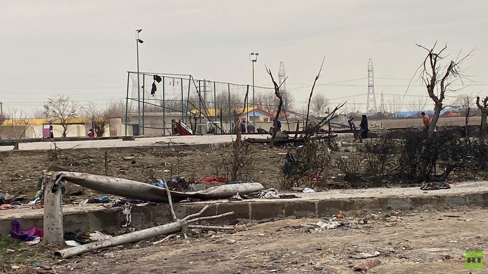 Rare FOOTAGE shows Ukrainian Boeing crash site in Tehran after ‘site ...