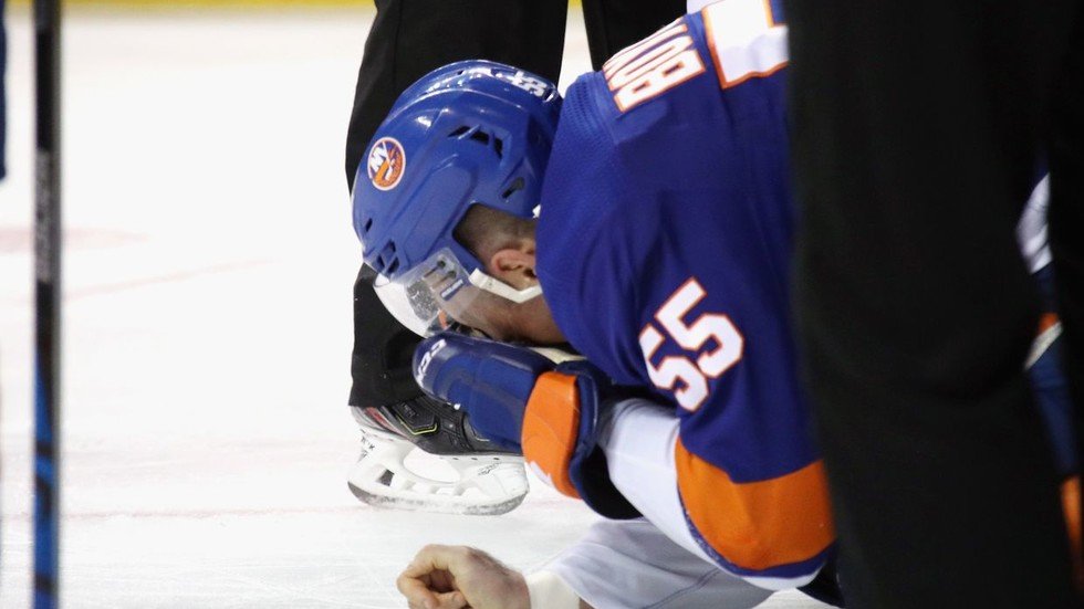 'Very scary!' NHL star takes skate to the face in incident gruesomely ...