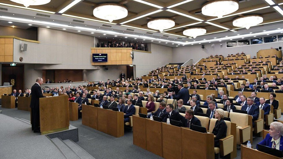 Russian MP attends Putin speech after returning from coronavirus hit ...
