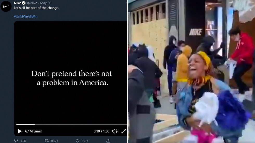 Nike and more giants of corporate wokeness SIDE with the rioters – but ...