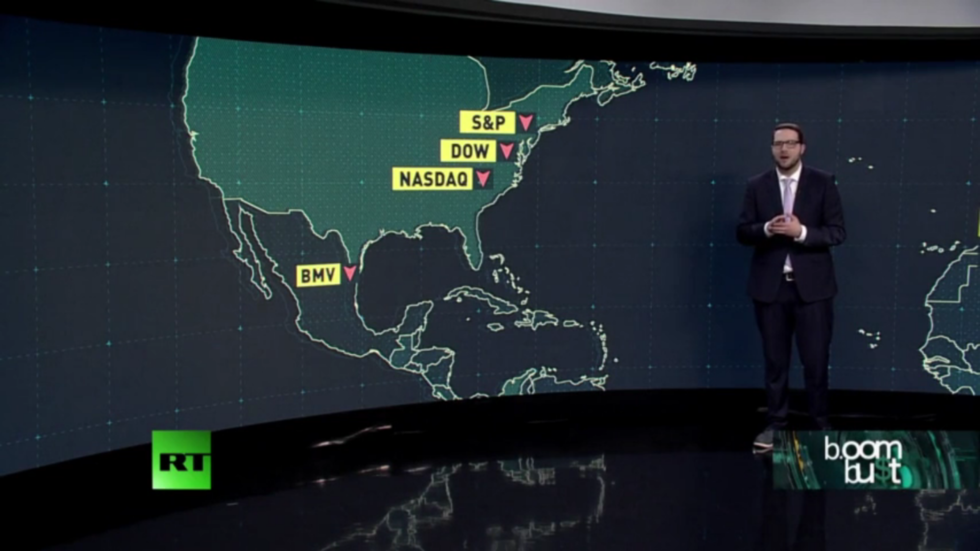 Markets take a beating while gold gets a boost — RT Boom Bust