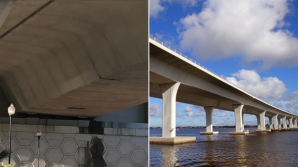Florida bridge ‘at risk of imminent collapse’ after concrete fell and ...