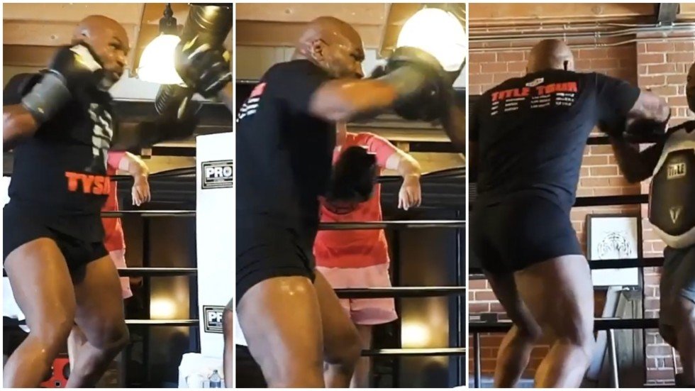 Sharpening Iron: Mike Tyson showcases TERRIFYING power in latest ...