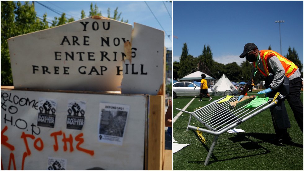 Seattle mayor fails to clear CHOP zone barricades & gives occupiers ...