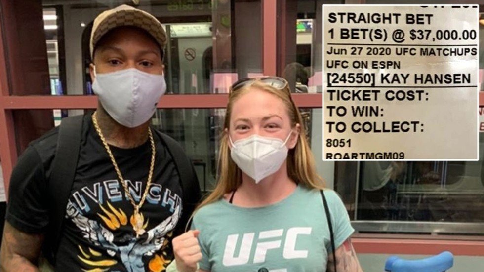 'I'm just ballsy': Serial UFC gambler who bet $37k on new star Kay ...
