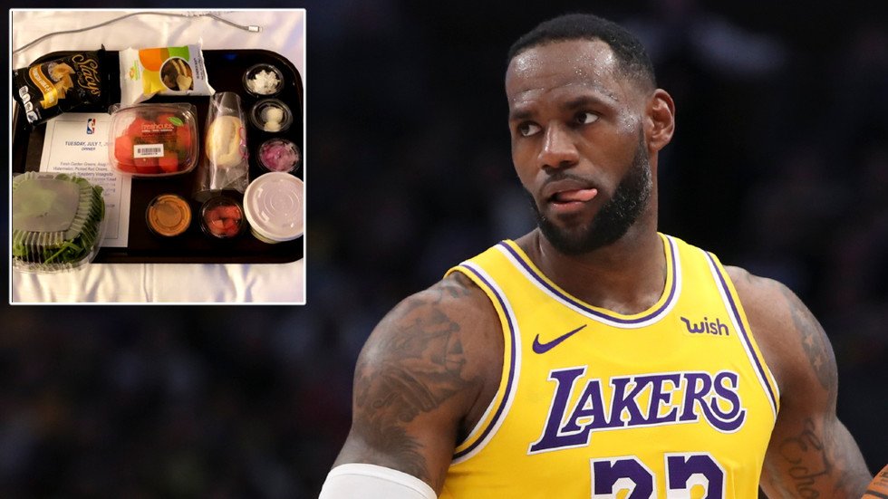 'No WAY LeBron is eating this': NBA stars & fans MOCK food served in ...