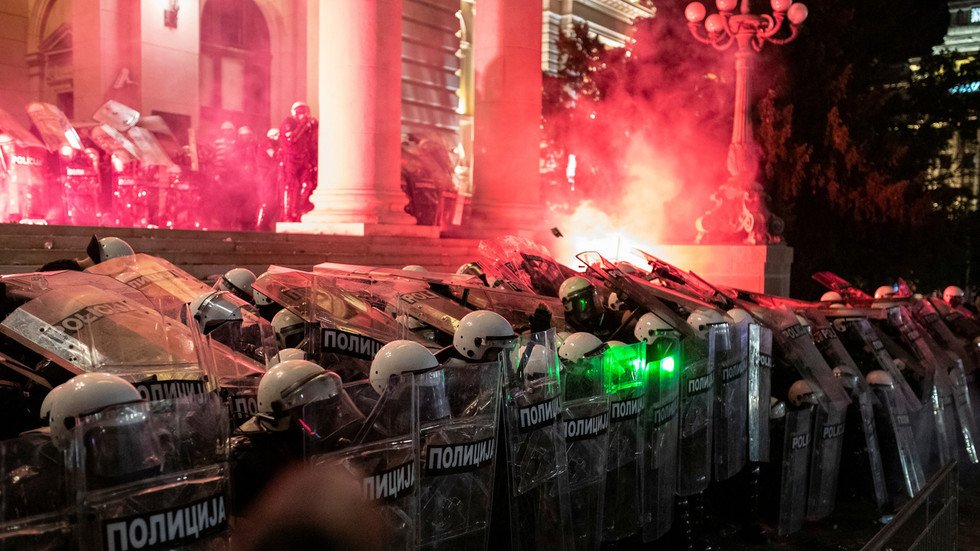 ‘Pure terrorism’: Serbian president denounces violence as 4th day of ...