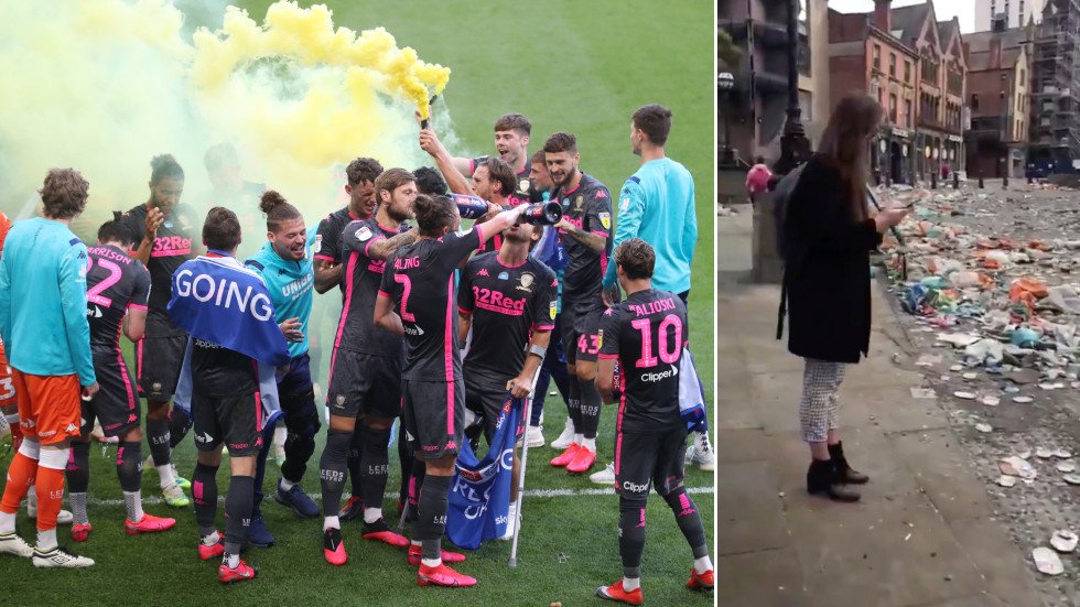 Police officers injured and residents wake up to SEA OF TRASH after ...