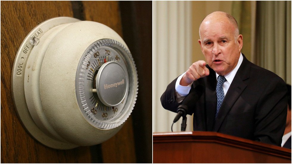 ‘Turn up your damn thermostat!’ Ex-gov 'Moonbeam,' whose policies ...