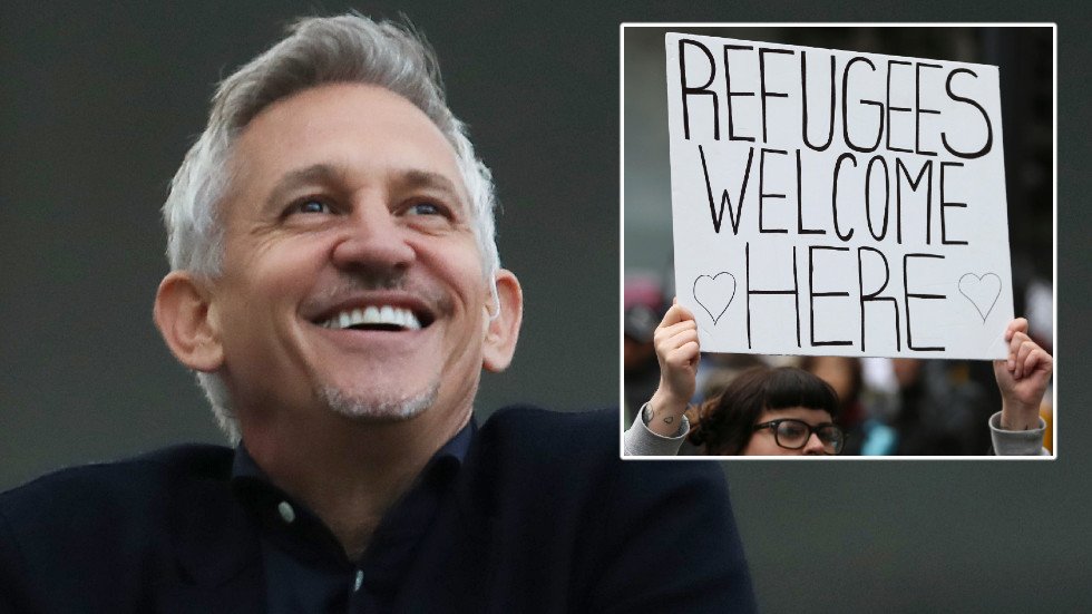 ‘We owe a lot to refugees’: Football ace Gary Lineker reveals he will ...