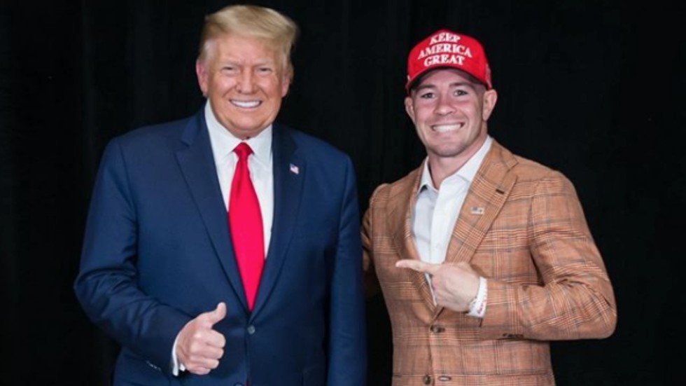 UFC firebrand Colby Covington attends presidential debate as special ...