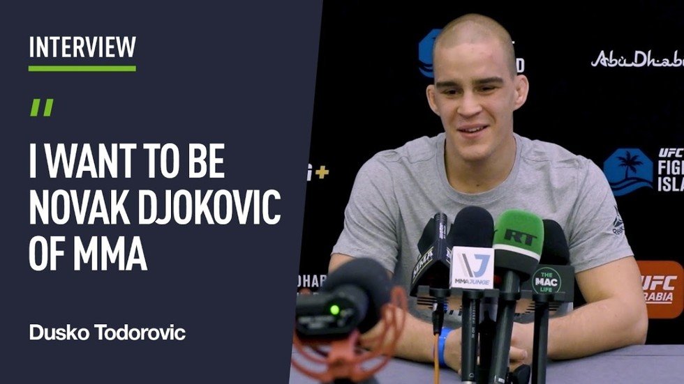 'I want to be the Novak Djokovic of MMA': UFC newcomer Dusko Todorovic ...