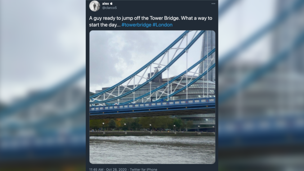 London’s Tower Bridge closed briefly by police after person spotted ...