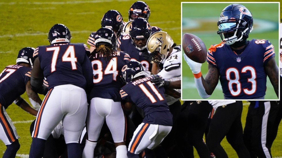 'Why punch a helmet?' NFL fans react as Chicago Bears' Javon Wims ...