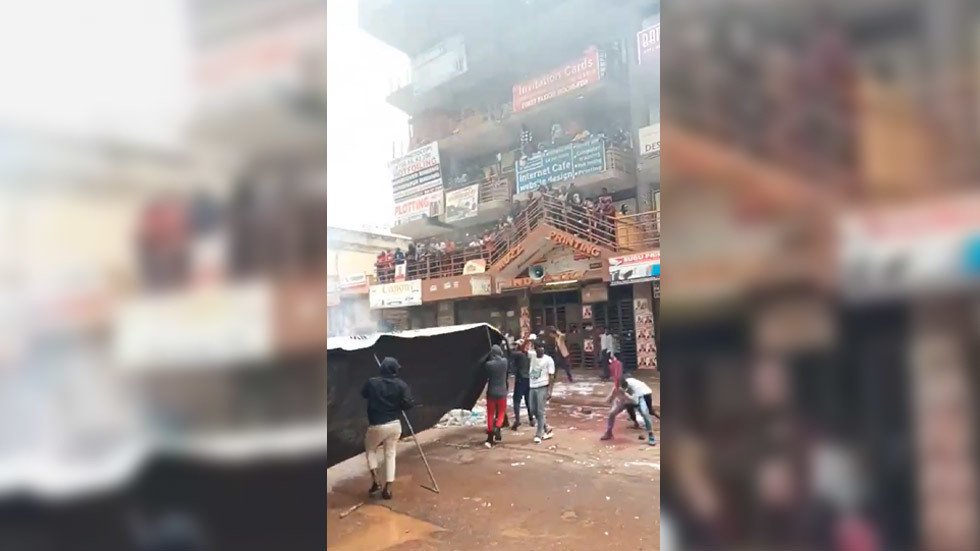 WATCH: Violent protests erupt in Uganda as popstar and presidential ...
