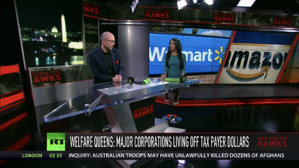 Corporate welfare queens & the Covid holiday season — RT Watching the Hawks