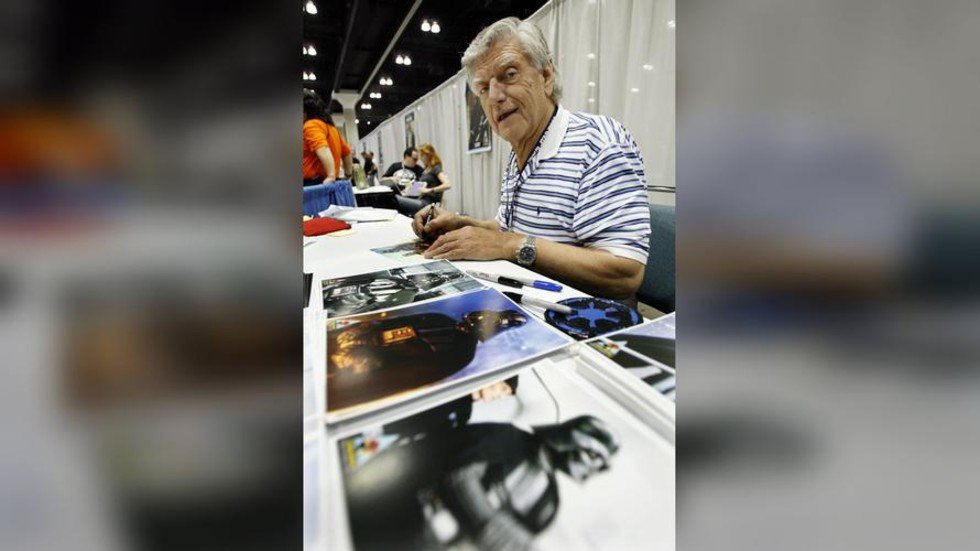 Actor David Prowse, best known for his role as Darth Vader from the ...