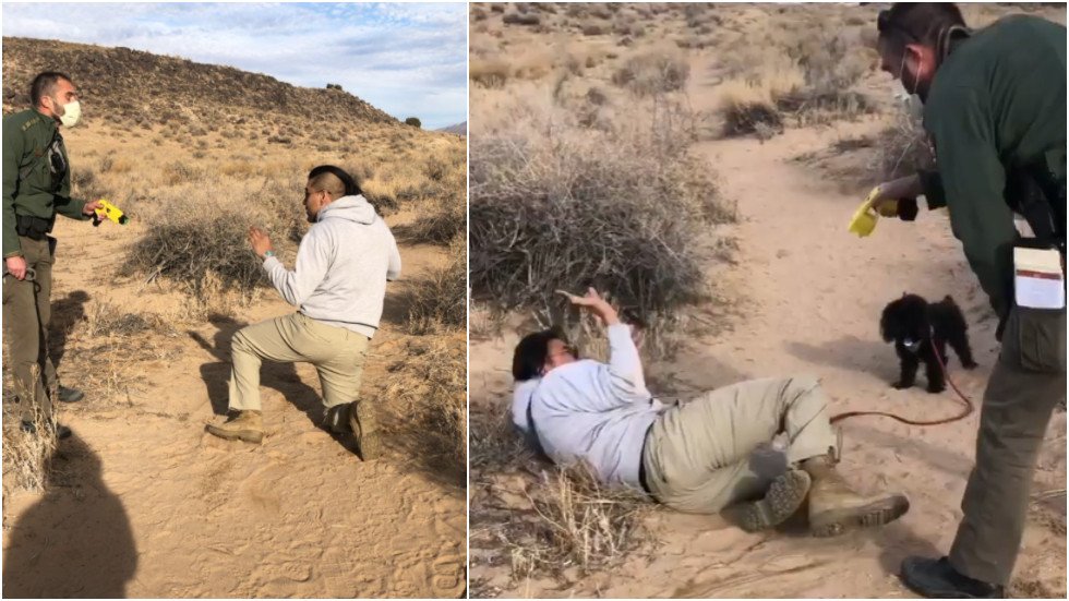 Native American man TASERED by New Mexico park ranger while walking ...