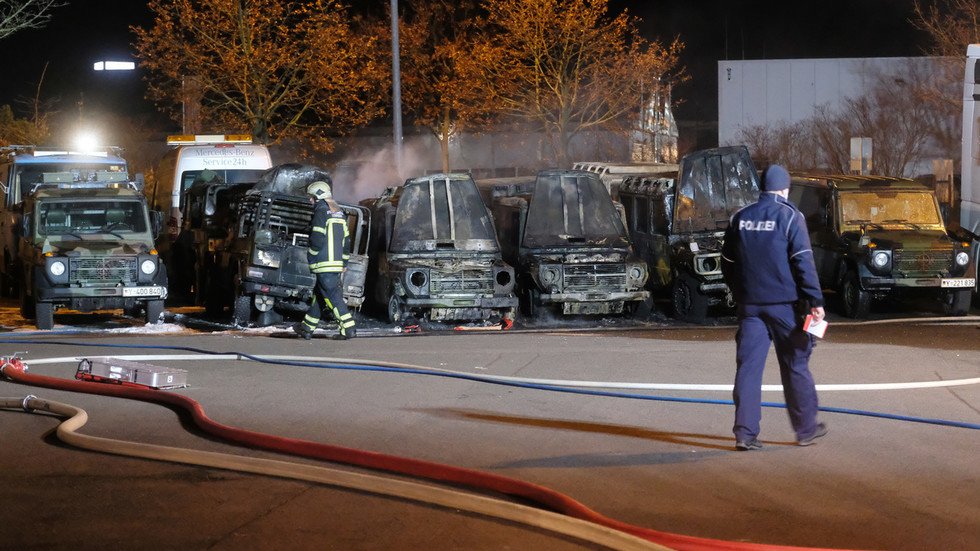 Multiple Bundeswehr vehicles ‘extensively damaged’ during suspected ...
