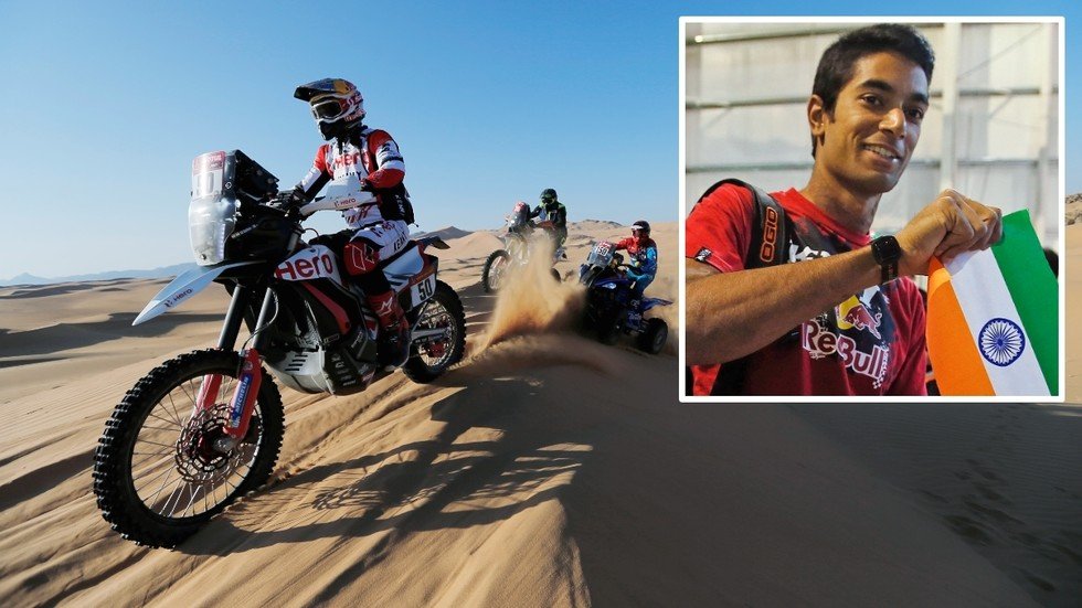 Disaster in the desert: Indian motorcycle ace CS Santosh placed in a ...