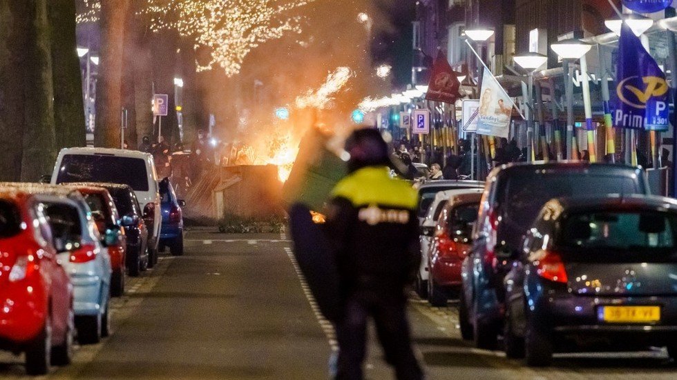 Unrest erupts in Dutch cities for third night in a row in pushback ...