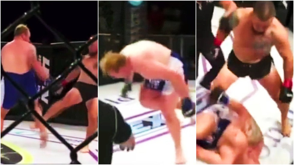 The Limb Reaper: Horrific scenes as MMA fighter’s leg SNAPS after ...