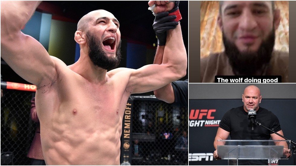 ‘The Wolf is doing good’: Chimaev teases UFC return – but Dana White ...
