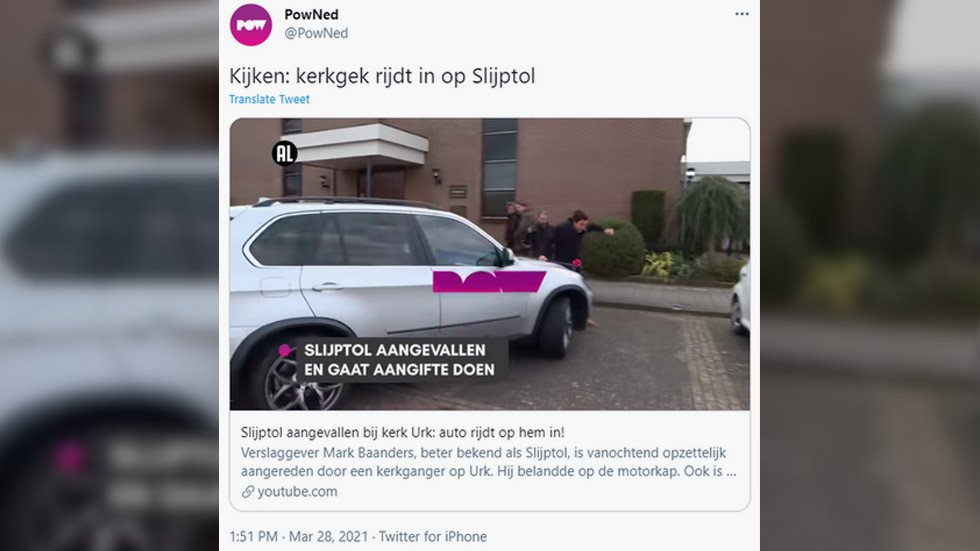 Dutch reporters attacked, one hit by car while covering Covid rule ...