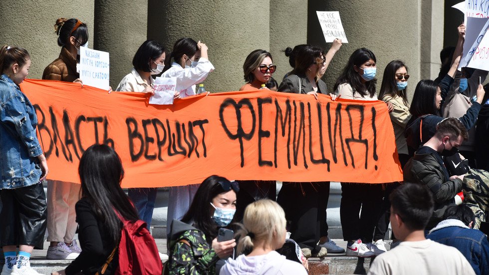 Protestors take to streets in Kyrgyzstan to demand ban against 'bride ...