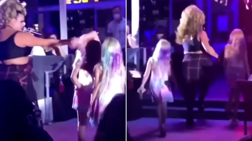 ‘Insane’ VIDEO of children being paraded and tipped at DRAG SHOW causes ...