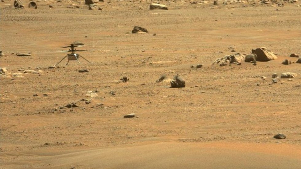NASA’s Mars helicopter makes first one-way flight to ‘new home’ on ...