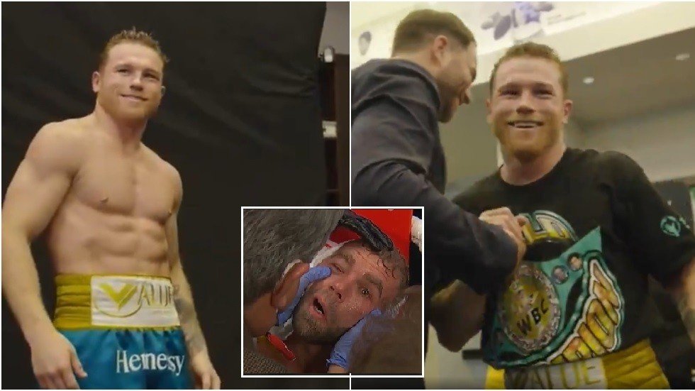WATCH: Behind scenes footage shows playful Canelo posing and boasting ...