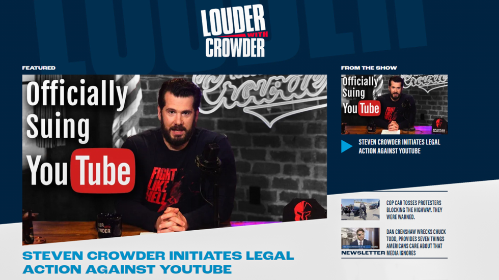Steven Crowder may win his fight with YouTube… but it won’t be a ...