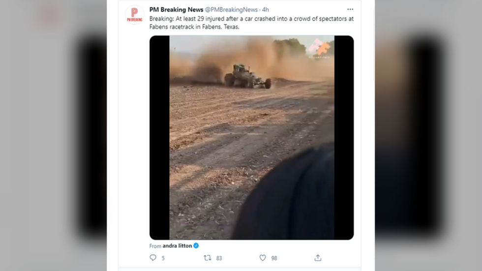 8 hospitalized after racing car rams into spectators at mud track in ...