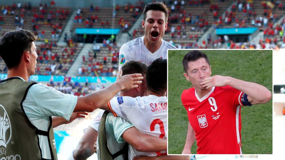 Exit Poles: Lewandowski tears as Poland endure agonizing Euro 2020 exit ...
