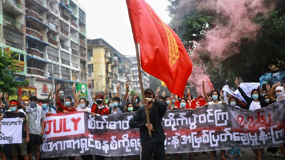 Protests break out across Myanmar on anniversary of 1962 student ...
