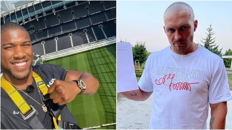 ‘Coming down from my throne’: Joshua confirms Usyk bout from top of ...