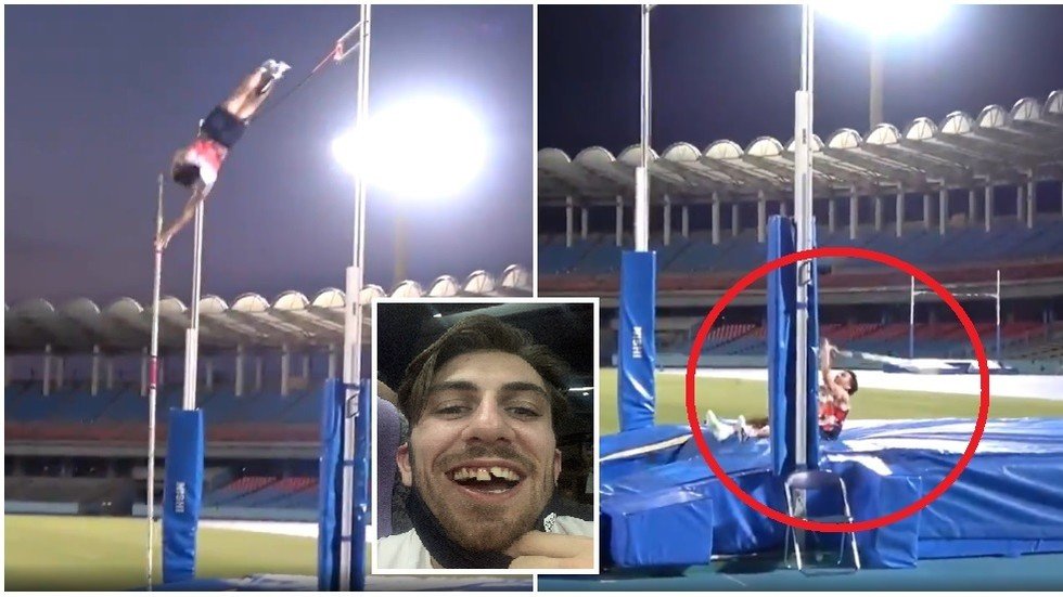 ‘I hope Tokyo has a good dentist!’ UK pole vaulter SMASHES TEETH after ...