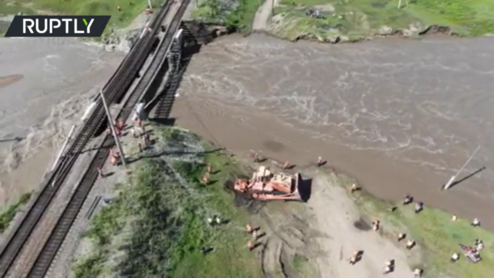 Legendary Trans-Siberian Railway halted in both directions after heavy ...