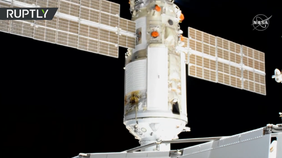 WATCH: Russian lab module ‘Nauka’ successfully docks at International ...