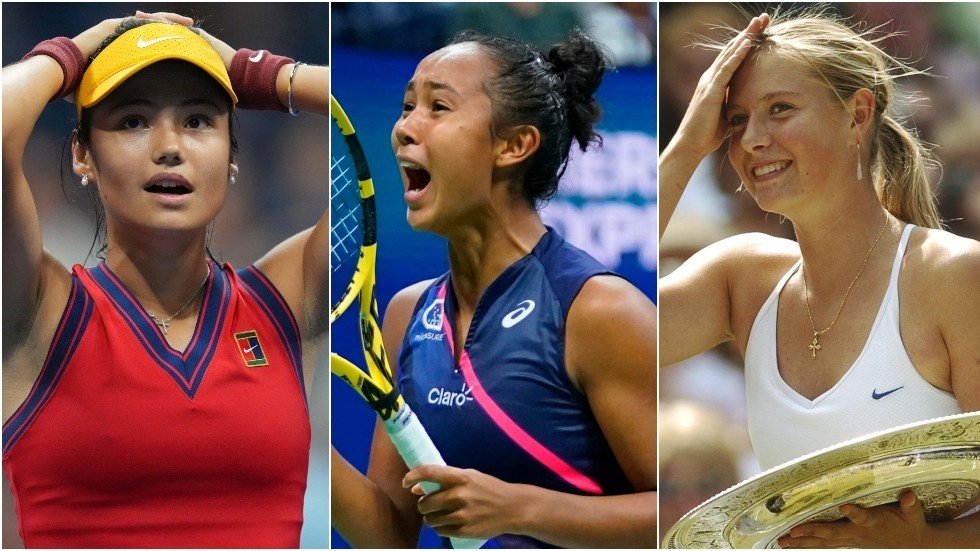 Youngest since Sharapova: Brilliant Brit Raducanu books historic all ...