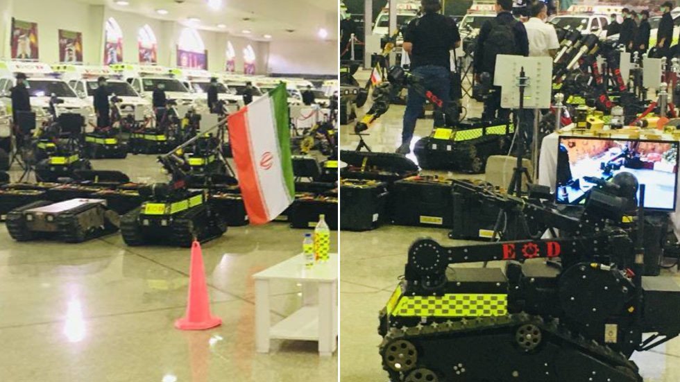 Iran unveils new bomb-detecting robots in latest show of military ...