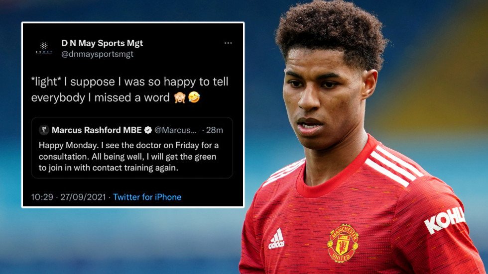 Rash tweet? Social media darling Marcus Rashford appears to be caught ...
