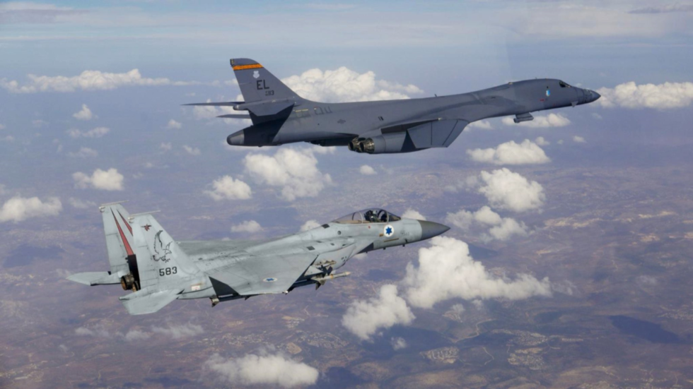 Israeli fighter jets escort American B1-B bomber in show of ‘continued ...