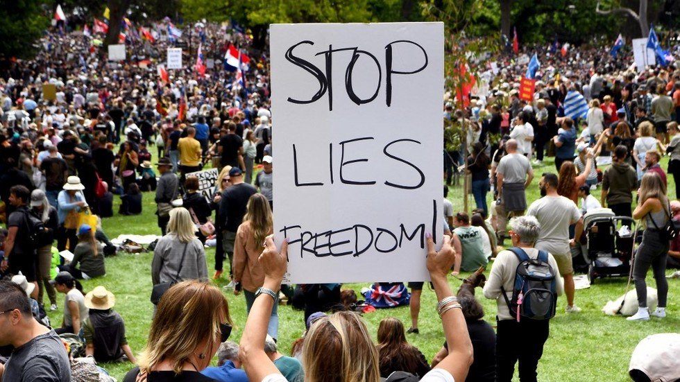 Tens of thousands march ‘for freedom’ in Australian cities (VIDEOS ...