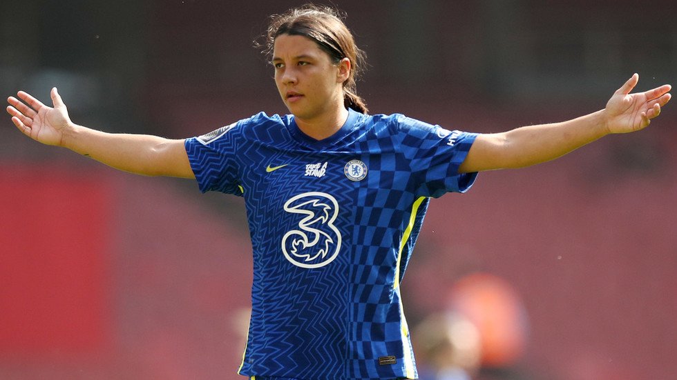 Top women’s footballer floors man during pitch invasion, gets booked ...
