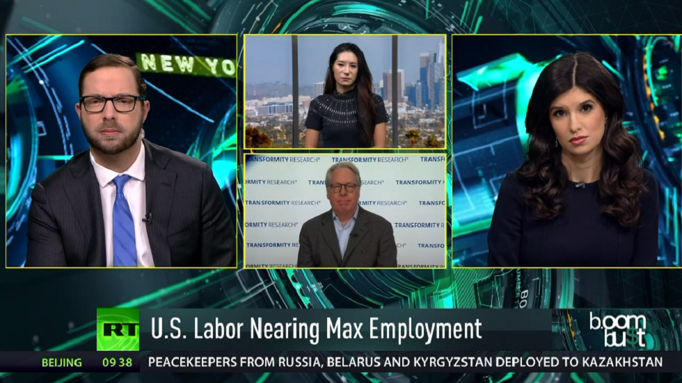 Fed says US near ‘maximum employment’ goal — RT Boom Bust