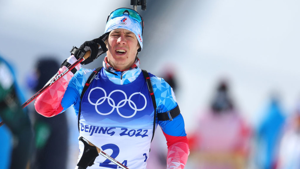 Sympathy for apologetic Russian biathlete after gold goes begging — RT ...
