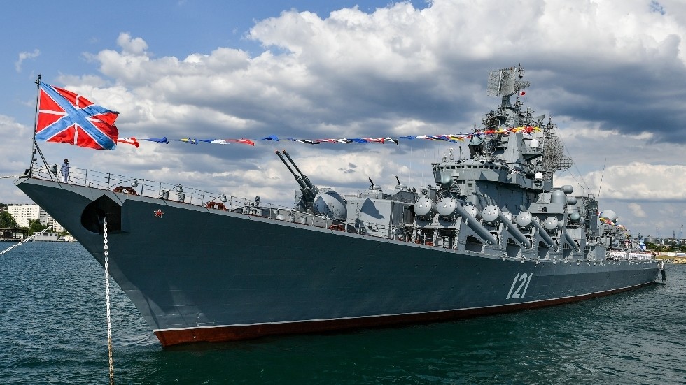 Fire aboard Russian warship contained – Moscow — RT Russia & Former ...
