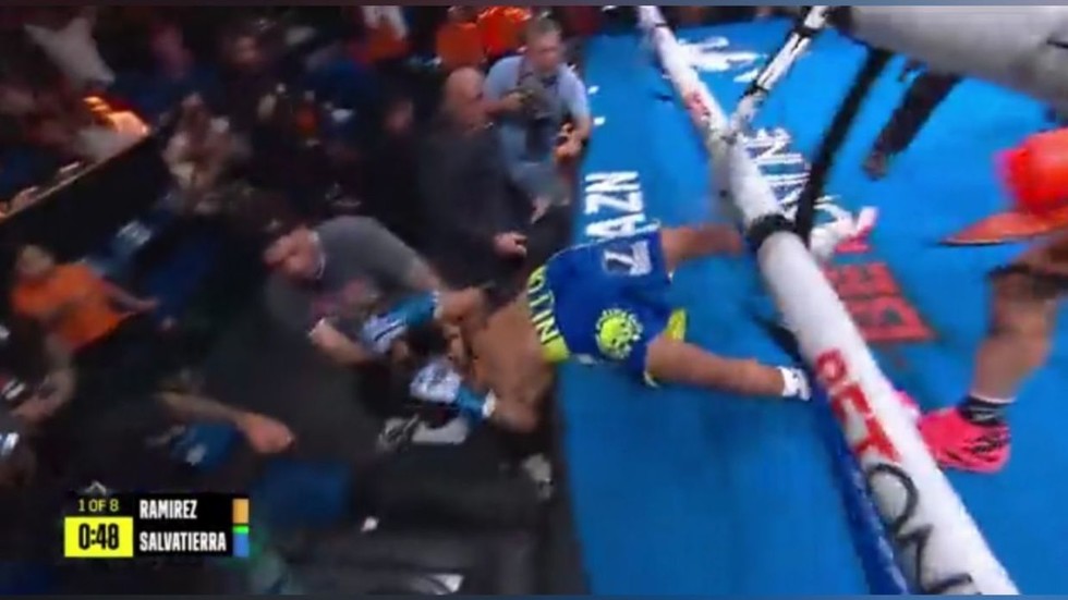 Boxer sent through the ropes in shocking KO (VIDEO) — RT Sport News